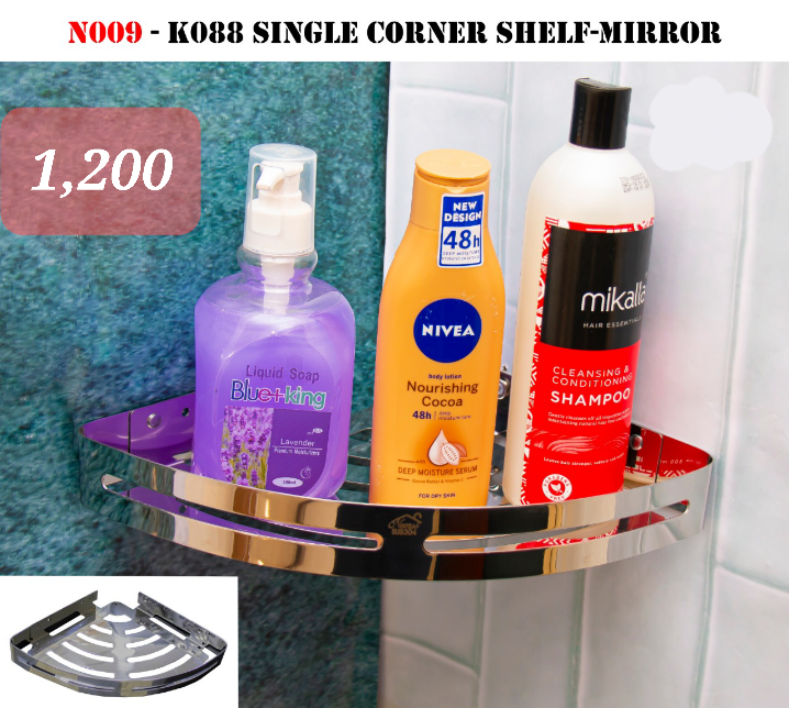 N009-Single Corner Shelf – Touch Interiors