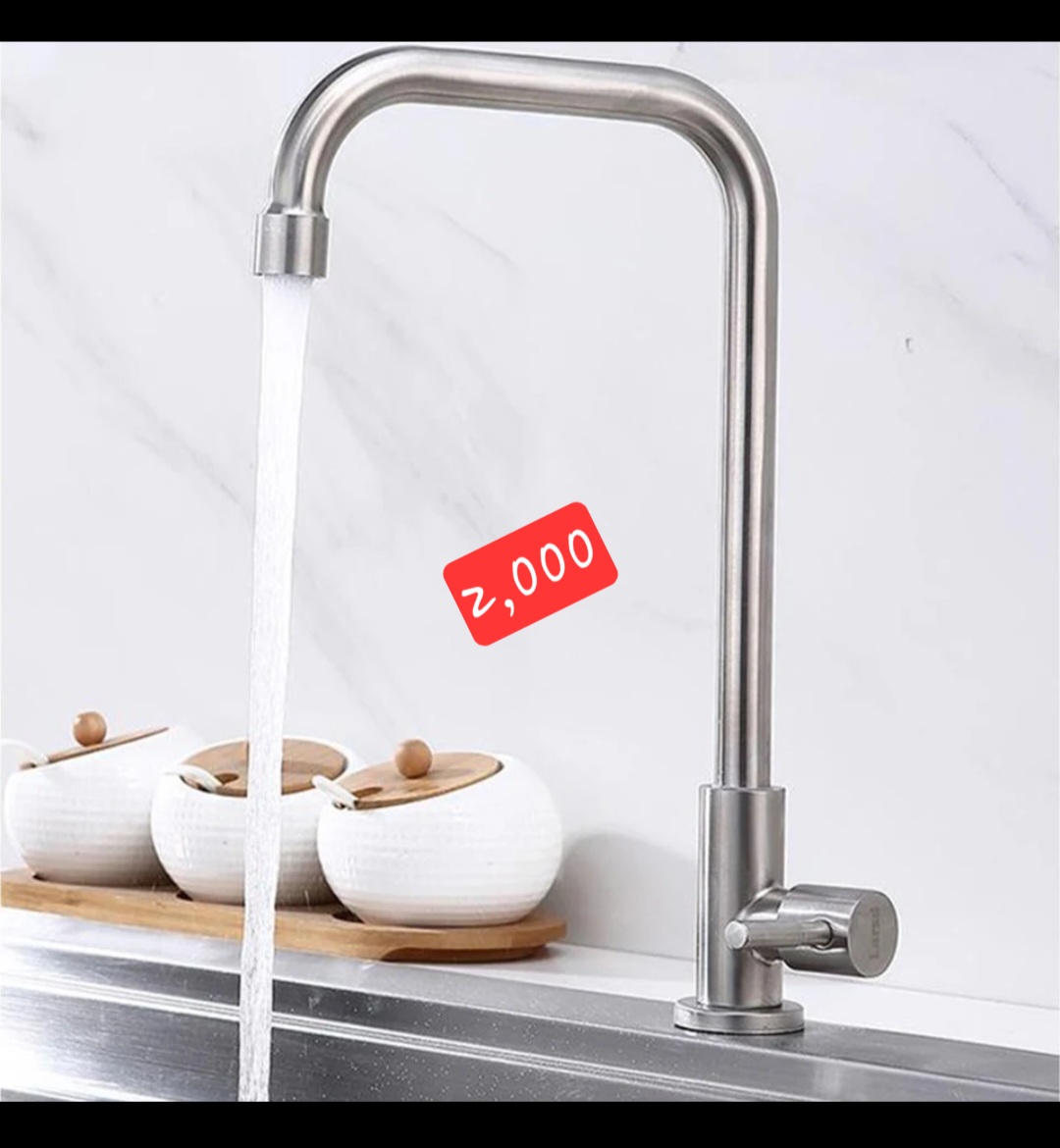 KS1031-Long Neck Kitchen Pillar Tap - Touch Interiors